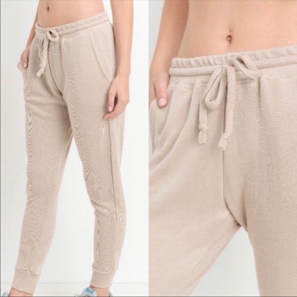 Mono B | Pants & Jumpsuits | New Mono B Natural Colored Joggers Size ...